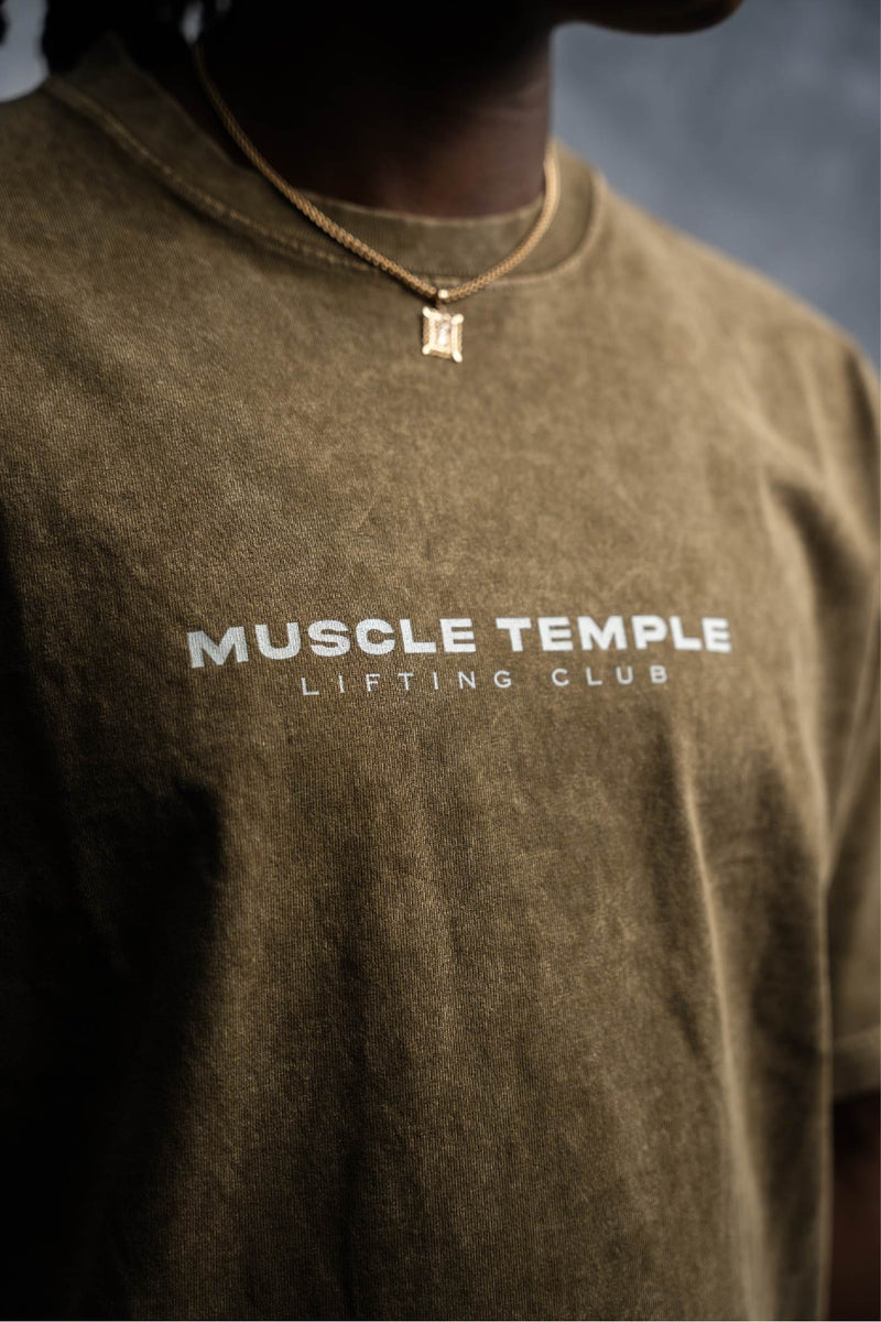 Signature Muscle Temple Tshirt - Green
