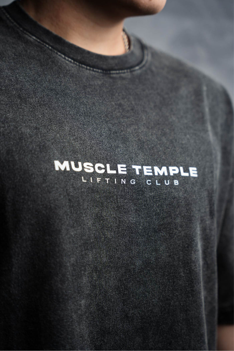 Signature Muscle Temple Tshirt - Black